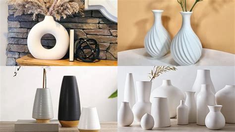 گلدان مینیمال سفید مکمل دکوراسیون خانه شما با هر رنگ و سبکی ماگرتا