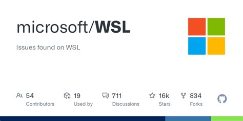 Issues Microsoft WSL GitHub