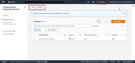 deploy tid using aws add on introduction to service meshes with istio