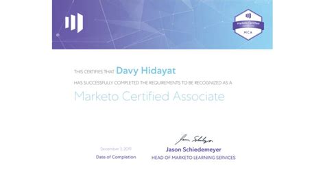 Davy Hidayat On Linkedin Adobe Marketoassociate