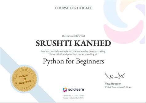 Srushti Kanhed On Linkedin Python