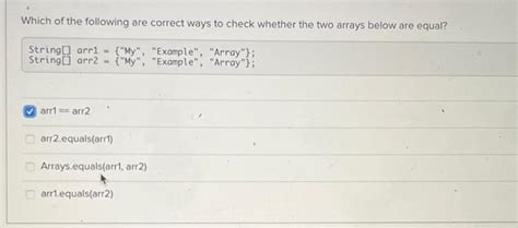 Which Of The Following Are Correct Ways To Check Chegg Com