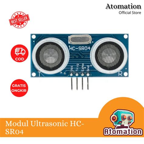 Jual Modul Ultrasonic HC SR04 SR04 Distance Sensor Pengukur Jarak