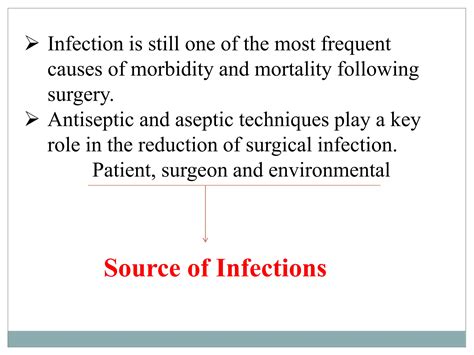 Importance Of Antisepsis Ppt