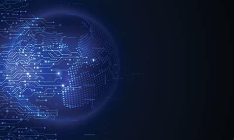 Modern Technology Circuit Board Texture Background Design Waves Flow Quantum Explosion