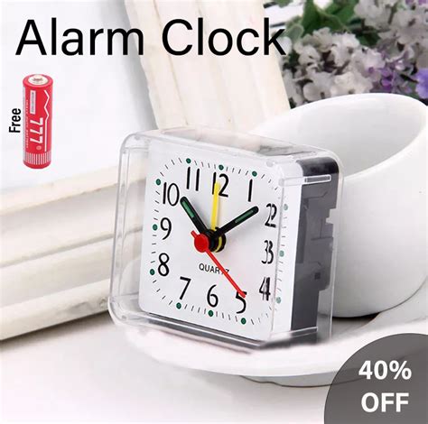 Electronic Alarm Clock Mini Clock Desk Clock Salient Alarm Clock Kite Shape Beep Alarm Clock