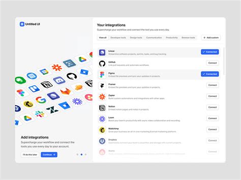 Your Integrations — Untitled Ui By Jordan Hughes® On Dribbble
