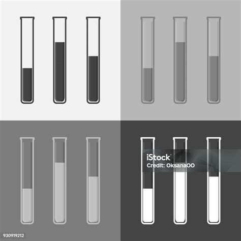 의료 제약 전구의 벡터 아이콘 세트입니다 화학 실험 플라스 크입니다 실험실 플라스 크입니다 개체 그룹에 대한 스톡 벡터 아트 및