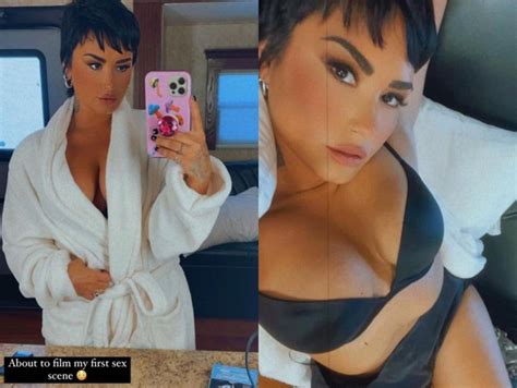 Demi Lovato grava primeira cena de sexo Hilário e estranho Quem QUEM News