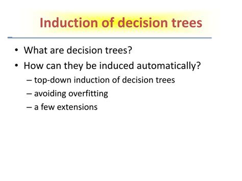 Ppt Decision Trees And Rule Induction Powerpoint Presentation Free