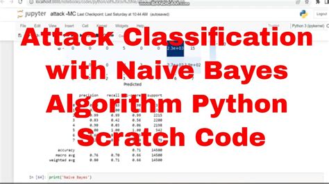 Attack Classification Nb Scratch Python Code Naive Bayes Nb Scratch