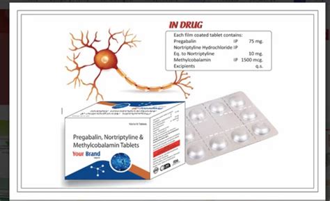 Pregabalin Methylcobalamin Nortryptiline Tablets Third Party Manufacturer At ₹ 150 Box Sector