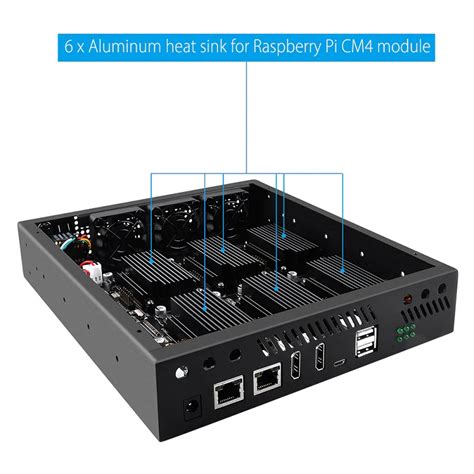buy case for deskpi itx case kit for deskpi super6c