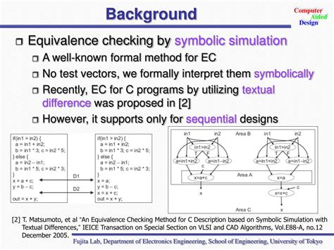 ppt equivalence checking in c based system level design by