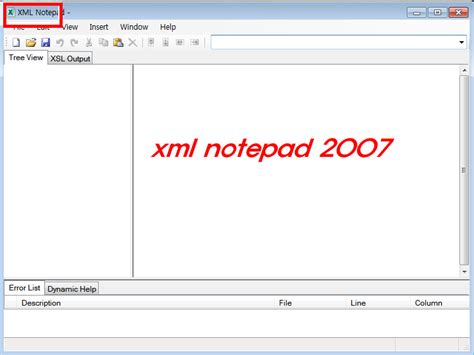 xml 편집기 에디터 MS의 XML notepad