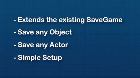 simple save game extension in code plugins ue marketplace
