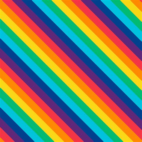 Rainbow Stripes Pattern Abstract Background Vector Illustration