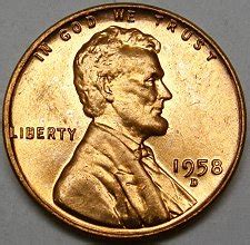 1958 D Lincoln Wheat Penny Coin Value Prices Photos And Info