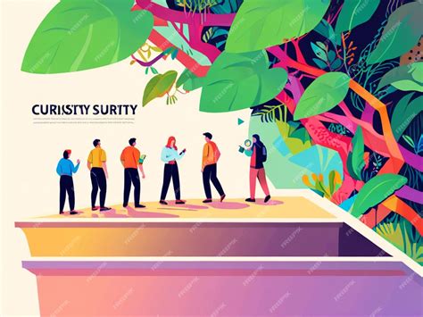 Vector curiosity people concept illustration | Premium AI-generated image
