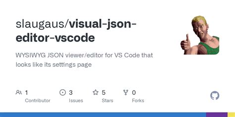 Github Slaugausvisual Json Editor Vscode Wysiwyg Json Viewereditor