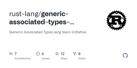Github Rust Langgeneric Associated Types Initiative Generic