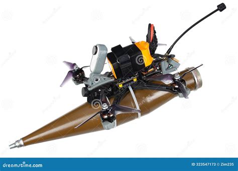 Military Fpv Drone With Anti Tank Rpg Warhead Lowcost Loitering