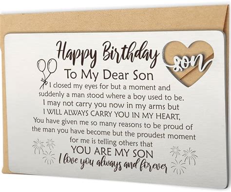 I Love You Son Happy Birthday