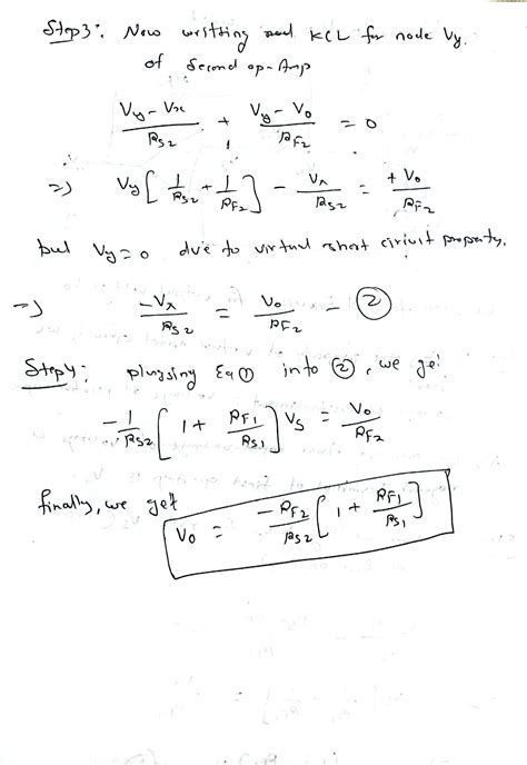 Solved Find Expression For Output Voltage In The Circuit Ma Rs2 1