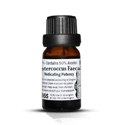 Entercoccus Faecalis Homeopathic Remedy Available In All Potencies Perensis