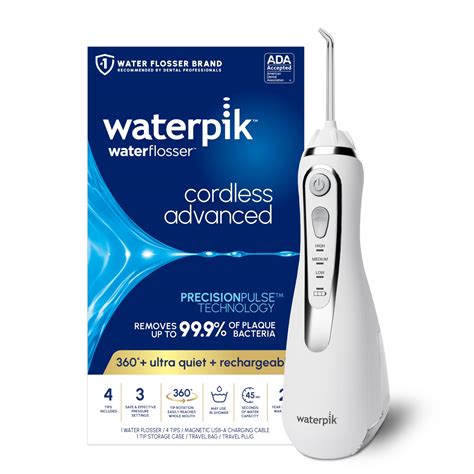 Waterpik Cordless Advanced 2 0 Water Flosser For Teeth Gums Braces Dental Care With Travel