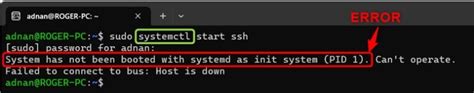 Solved System Has Not Been Booted With Systemd As Init System