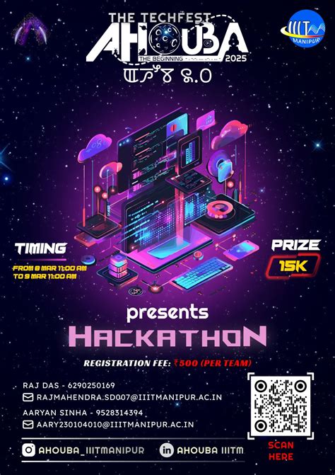 hackathon iiitm innovation coding tech developers ahouba