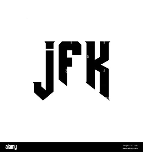 Jfk Letter Logo Design For Technology Company Jfk Logo Design Black And White Color Combination