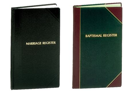 Church Record Books Registers