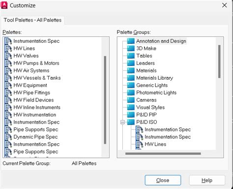 Solved Instruments Tool Palettes Tab Gone How To Fix Autodesk Community