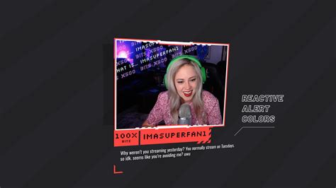 React Reactive Webcam Widget Twitch Events Youtube Events Facebook Events Compatible With