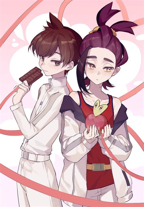Kieran Florian And Applin Pokemon And More Drawn By Kyuuden Mikan Danbooru