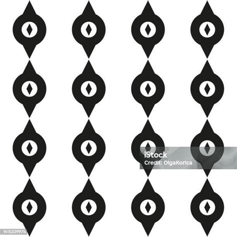 추상적인 흑백 배경 이음새가 없는 패턴 섬유 및 스크랩북 디자인을 위한 벡터 일러스트 레이 션 검은색에 대한 스톡 벡터 아트 및 기타 이미지 Istock