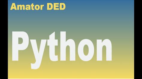 Функции Min и Max в Python Youtube