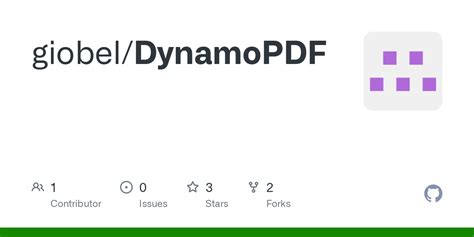 GitHub Giobel DynamoPDF