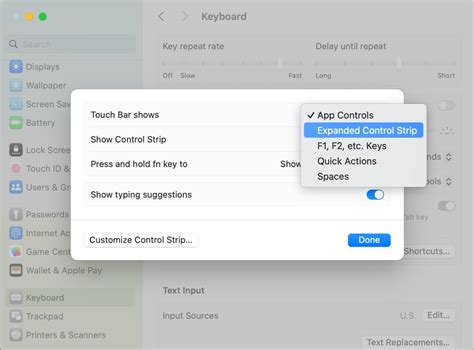How To Customize The Touch Bar On Your MacBook Pro