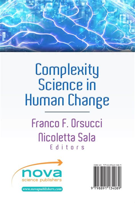 Complexity Science In Human Change Nova Science Publishers