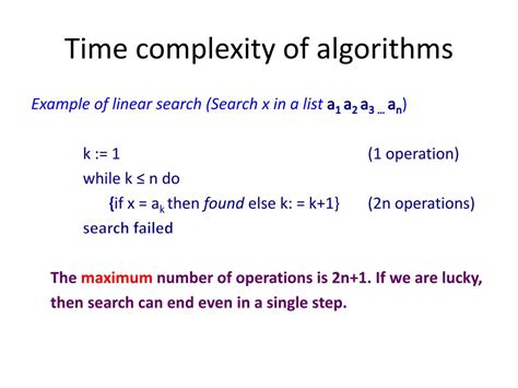 ppt 22c 19 discrete structures algorithms and complexity powerpoint