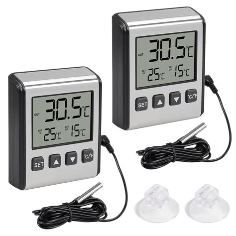 Amazon Com ACEIRMC 2pcs Fridge Refrigerator Thermometer Freezer Thermometer High And Low