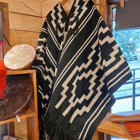 Lonko Mapuche Blanket Handmade In Sheep Wool With Ancestral Technique Etsy