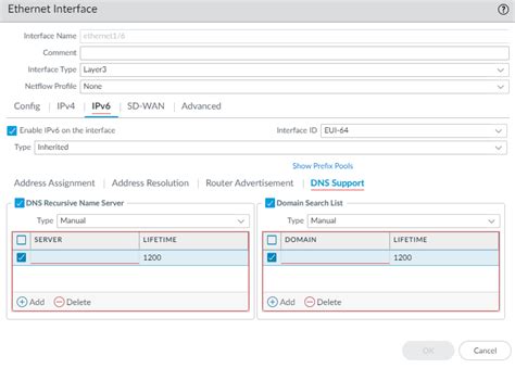 Configure An Interface As A DHCPv Client With Prefix Delegation