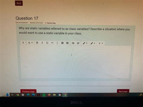 solved why are static variables referred to as class