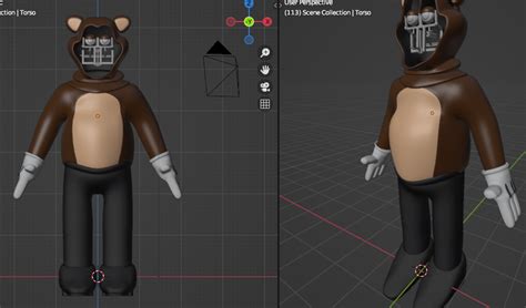 I Made A 3d Model Based On My Weird Freddy Redesign That I Made A Long