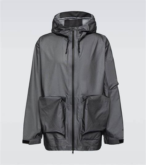 Y3 Oversized Ripstop Jacket Black Editorialist