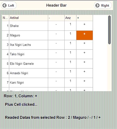 JqxGrid NSB App Studio